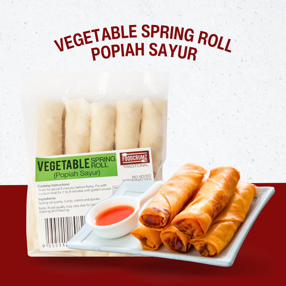 Vegetable Spring Roll / Popiah Sayur – Foodcrumz Pte Ltd